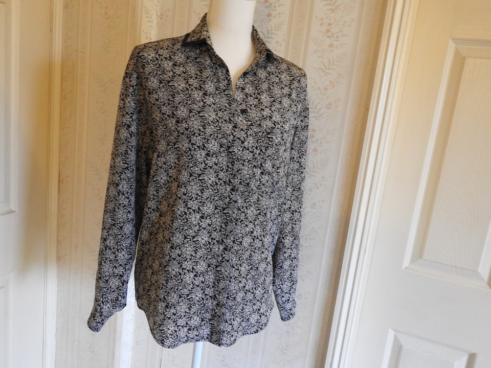 Jacques Vert Designed Oversized Blouse Size 10 pit to pit 20.5" (more ...