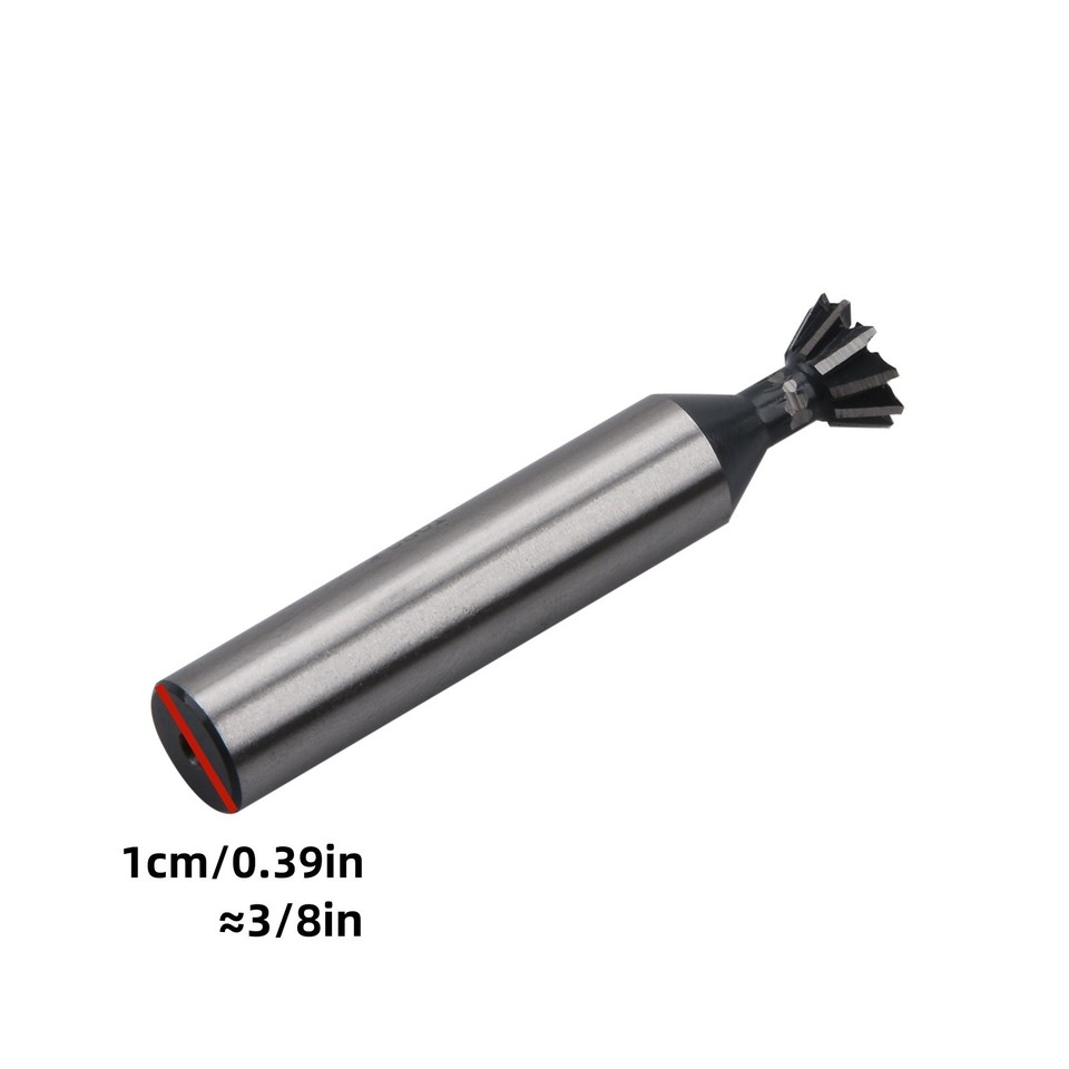 Dovetail Cutter Bit Grooving Milling Crafting Tool Fit For 10mm (3/8in ...