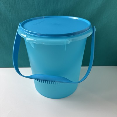 Tupperware Bucket Jug Container With Handle 8.5L / 8.5qt Blue Color Jug ...