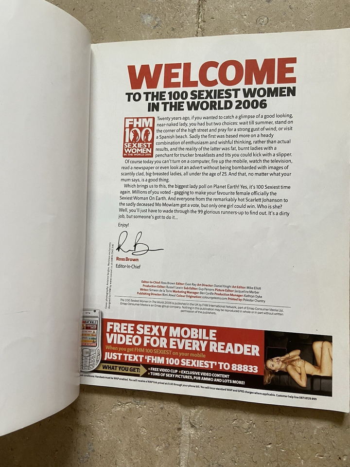 FHM 100 Sexiest Women In The World 2006 Magazine - Good Condition | eBay UK