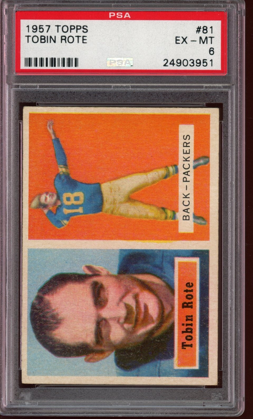 1957 Topps - #81 Tobin Rote for sale online | eBay