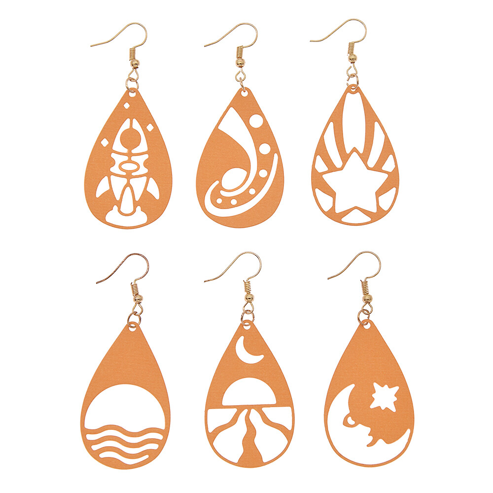 Earring Cutting Dies Teardrop Die Cuts Leather Jewelry Making Molds ...