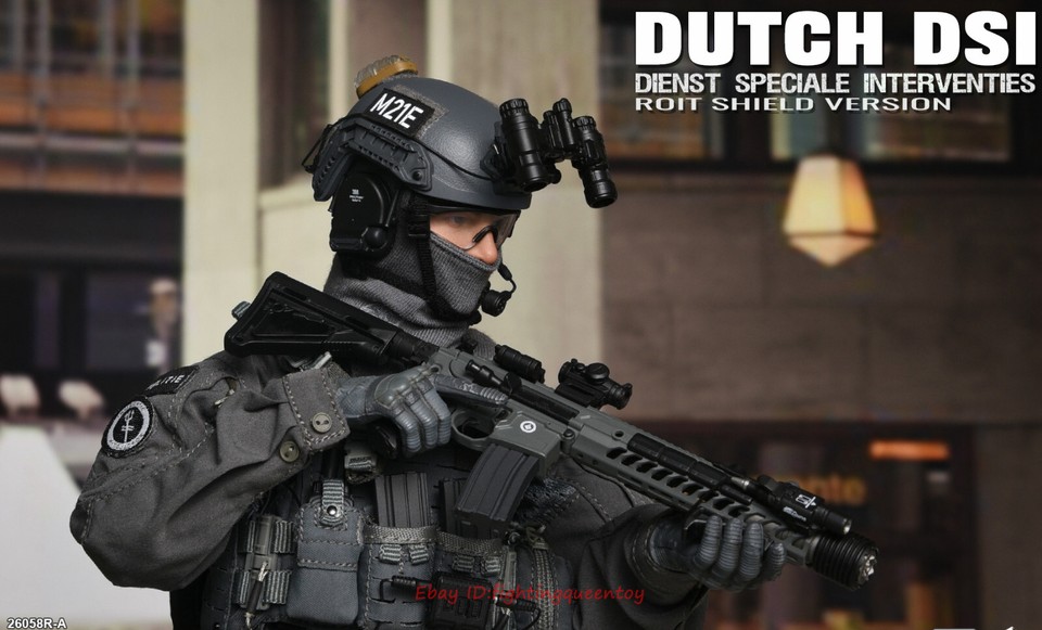 EASY&SIMPLE 26058R-A DUTCH DSI ROIT SHIELD VERSION 1/6 Action Figure ...