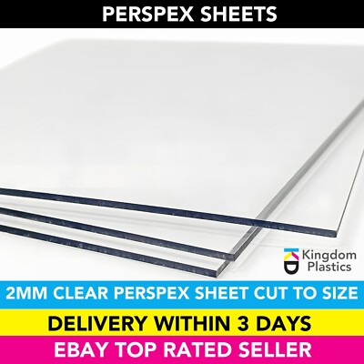 2mm Clear Acrylic Perspex Sheets - Cut To Size Perspex - Fast Delivery ...