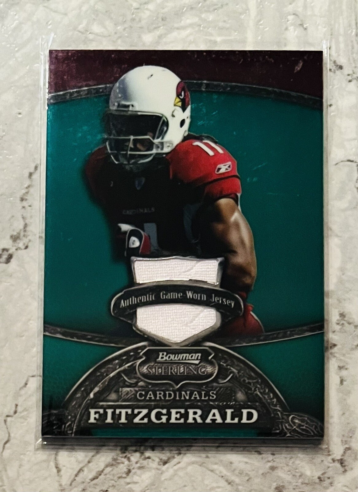 2008 Bowman Sterling Larry Fitzgerald Jersey Relic /249 Arizona ...