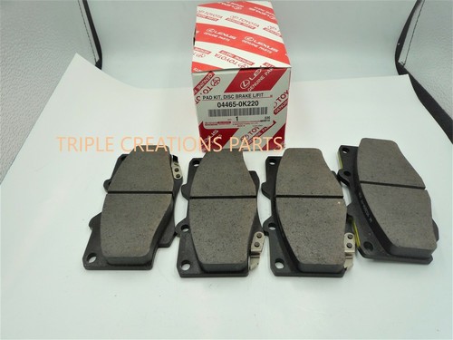 GENUINE Toyota 04465-0K220 PAD KIT, DISC BRAKE, FRONT 044650K220 OEM | eBay