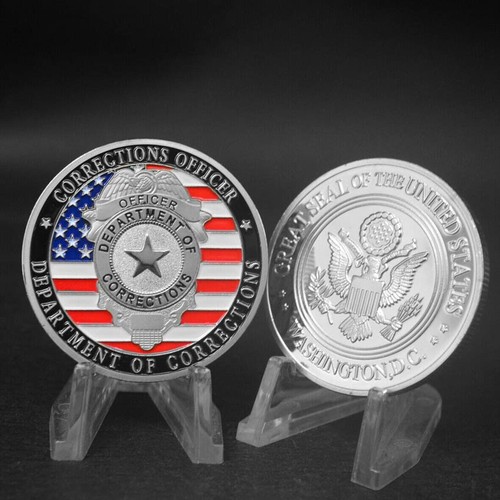 Corrections Officer Commemorative Challenge Coin Art Department of ...