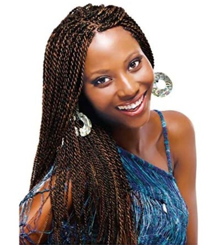EVE HAIR 100% Kanekalon Afrelle Jumbo Crochet Braids Braiding 48" (1B ...