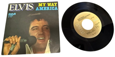 Vintage Elvis My Way America 45 RPM Vinyl Record | eBay