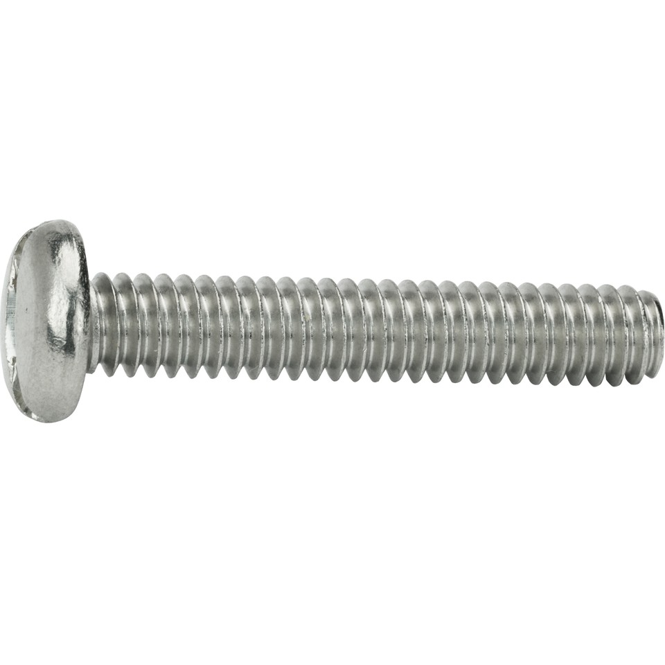 4-40 Pan Head Machine Screws Slotted Drive Stainless Steel All Sizes ...