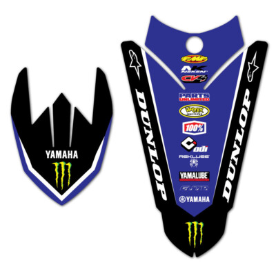2018-2023 YAMAHA YZ250F YZ450F FRONT & REAR FENDER LAMINATED MOTOCROSS ...