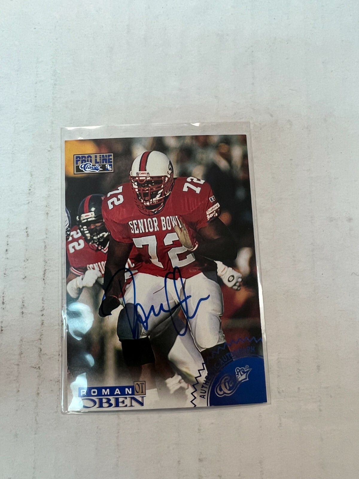 Roman Oben 1996 Pro Line Rookie Auto Card # | eBay