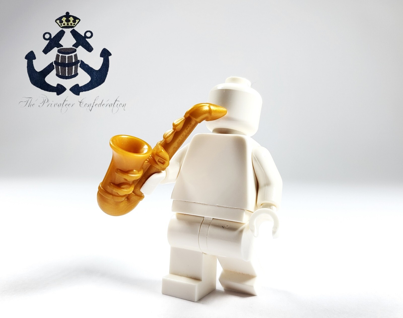 LEGO Minifigure Musical Instrument Saxophone Pearl Gold 13808 For City ...