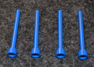 (4) BLUE 1x1x4 Flag Pole - Flagpole Bricks ~ New Lego Parts ~ | eBay