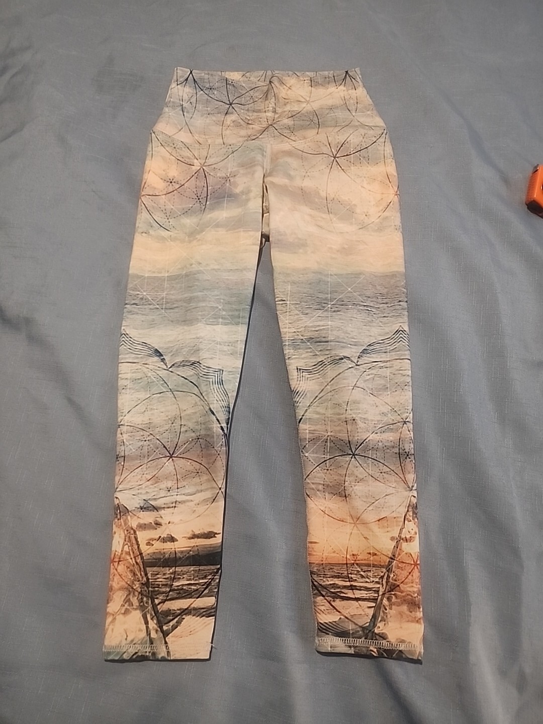 Evolution and Creation Seascape Beach Athletic Capri… - Gem