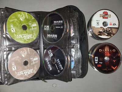 170 Pc Game Disc Lot Star Wars Lord Of The Rings Starcraft Diablo ...