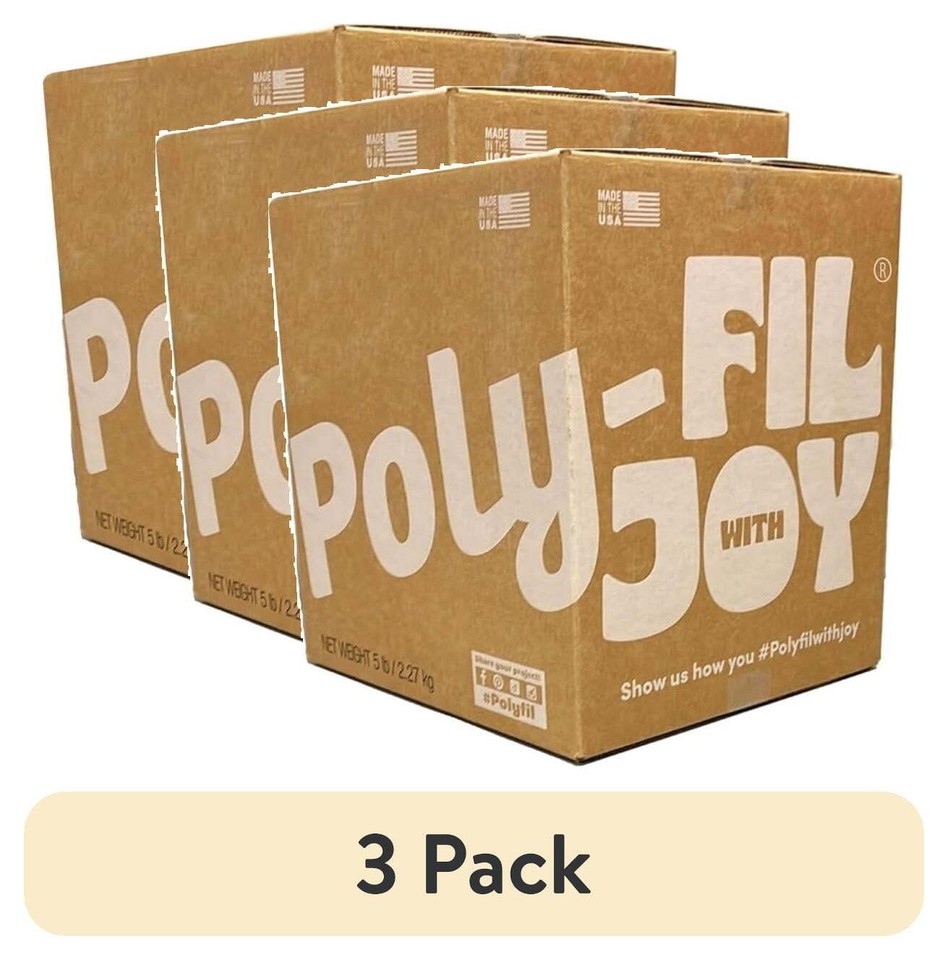 The Original Poly-fil Premium Polyester Fiber Fill by Fairfield Box New ...