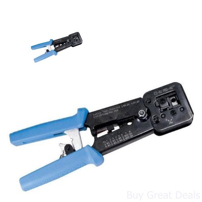 Platinum Tools HD Crimp Tool EZ-RJ45 EZ-RJ12 EZ-RJ11 Wire Cable Tools ...