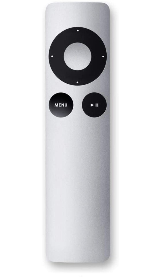 OEM Apple TV Remote A1294 Apple TV 2nd 3rd Generation Silver Used ...