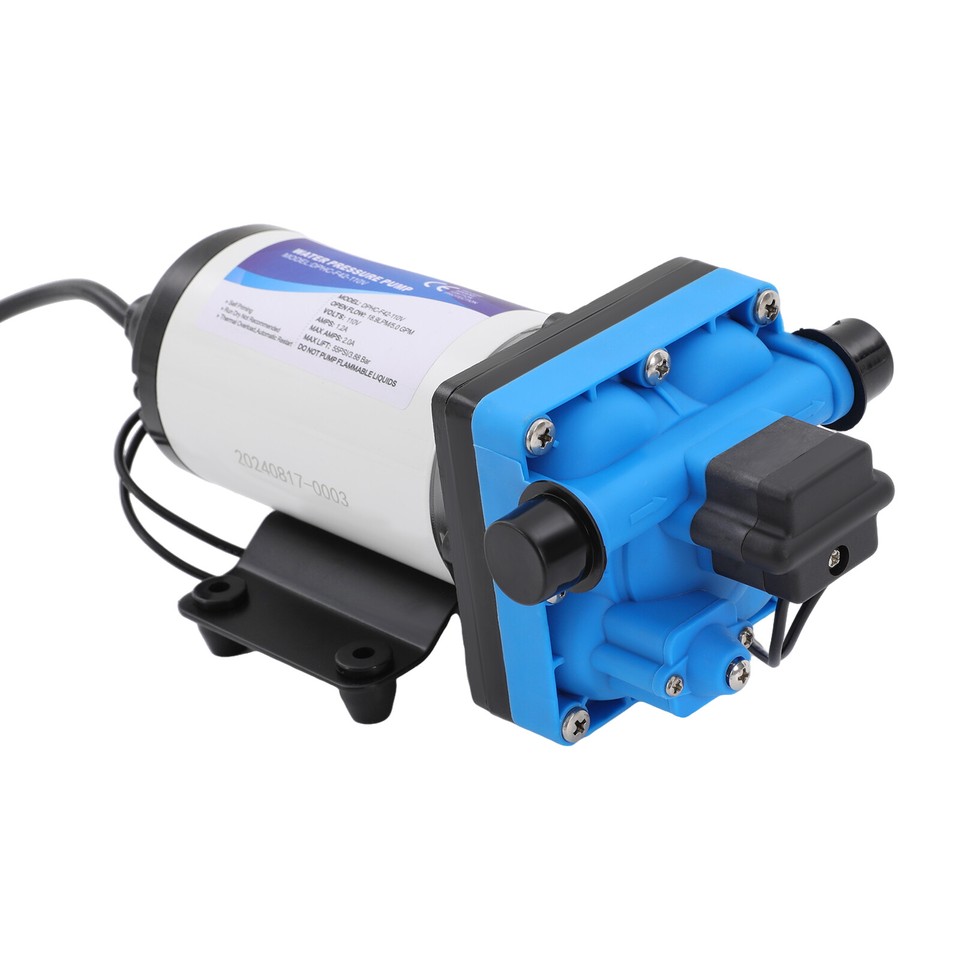 110V Water Pump 1.2A Diaphragm Water Pump Self Priming Automatic ...