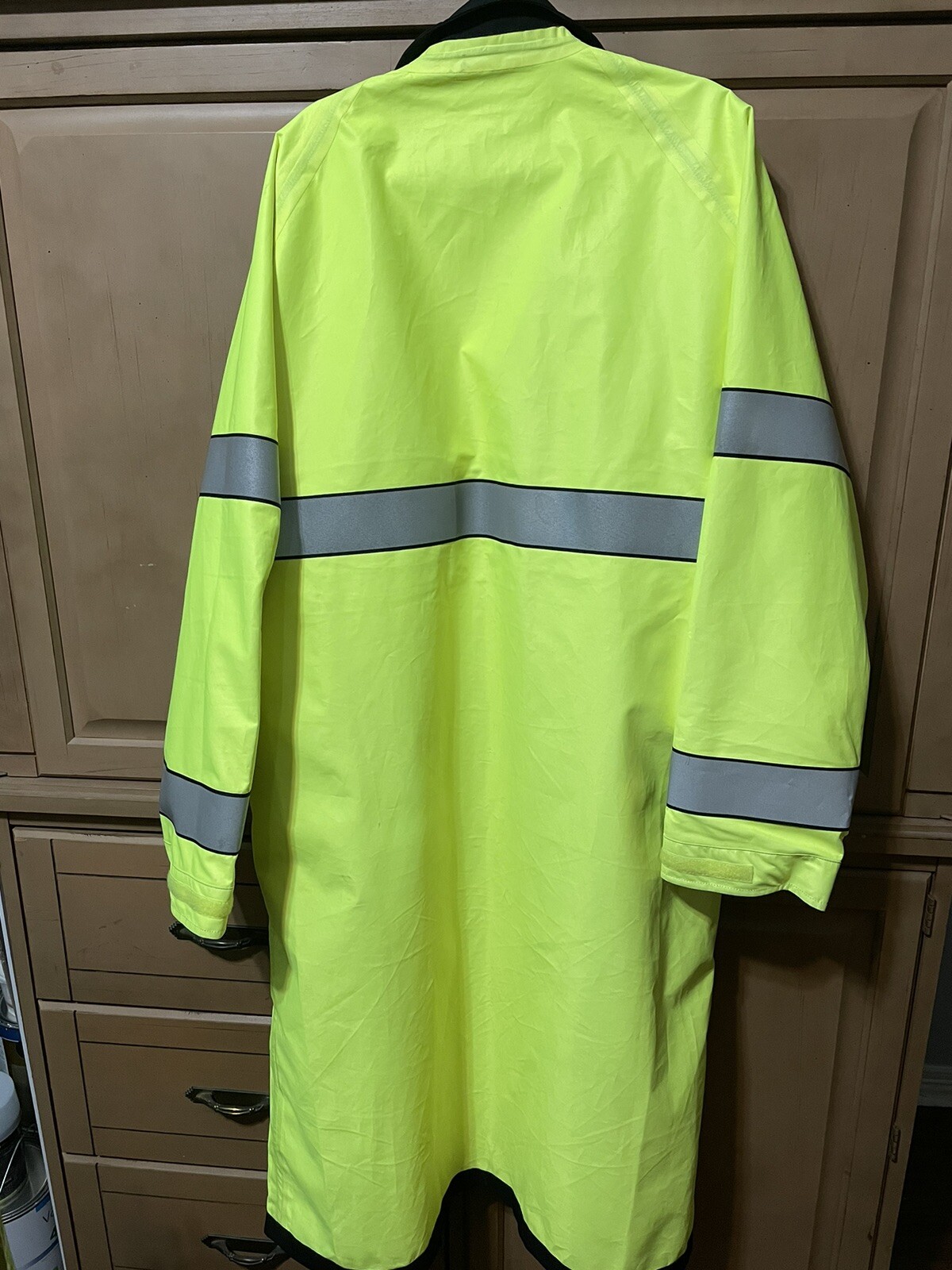 BLAUER REVERSIBLE RAIN JACKET COAT RAINCOAT GORE-TEX HI-VIS Large for ...