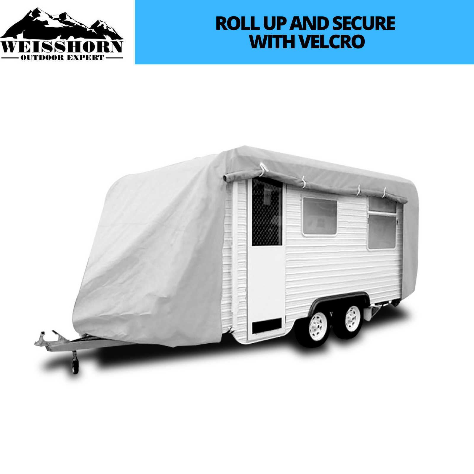 Weisshorn 22-24ft Caravan Cover Campervan 4 Layer Heavy Duty UV Carry ...