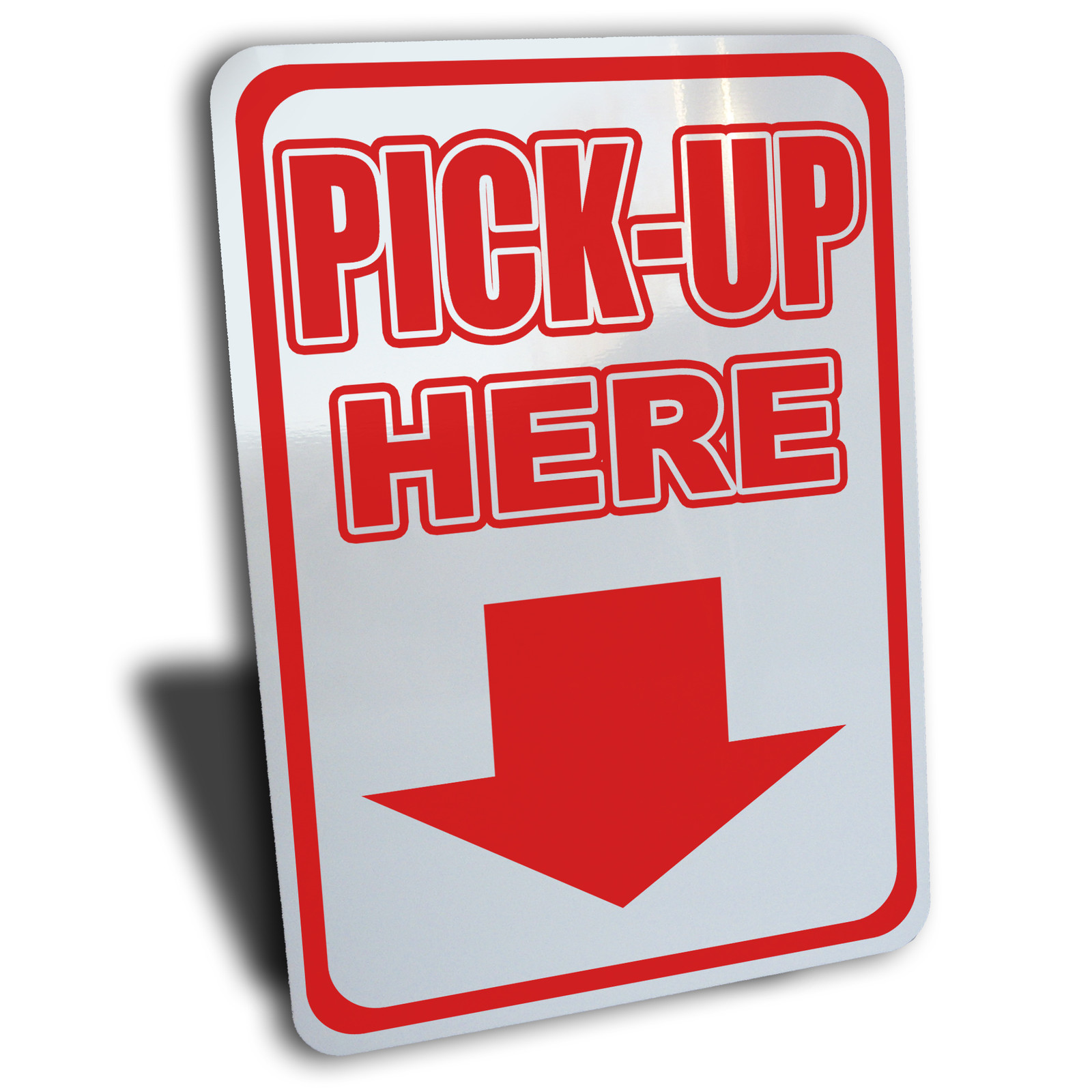 PICK UP ORDER HERE SIGN ALUMINUM 10" BY 14" restaurant pizza cashier ...