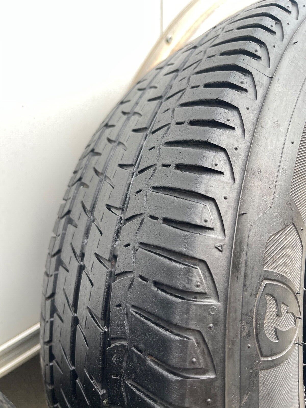 Set of 4 15" Gray Aluminum Rims with New Firestone Tires | Hyundai | OE ...