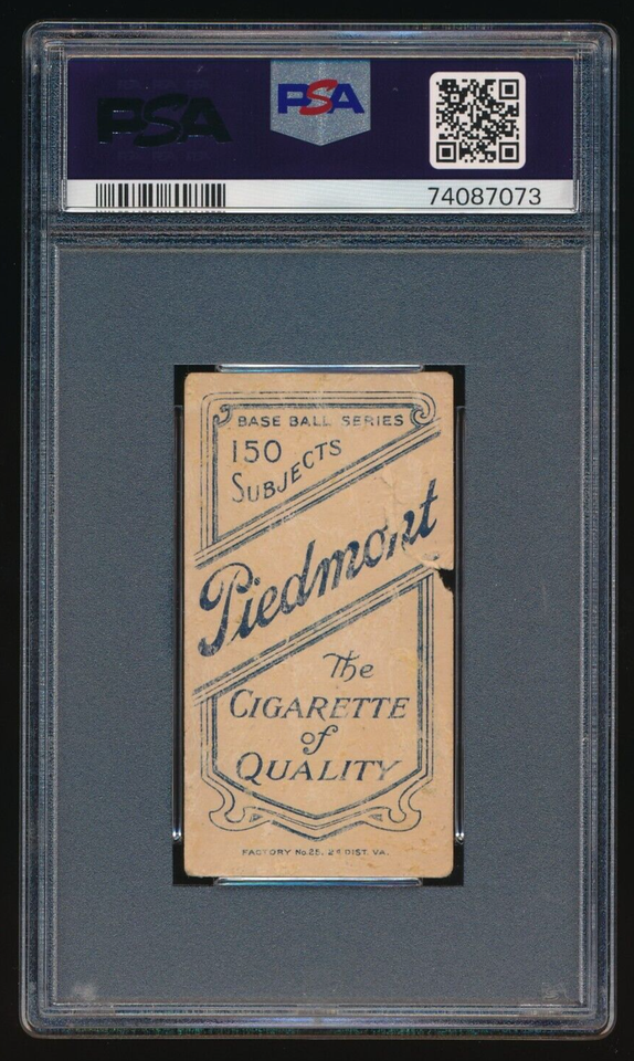 1909-11 T206 Mordecai Brown Cubs On Shirt Cubs Piedmont 150 PSA 1 PR | eBay