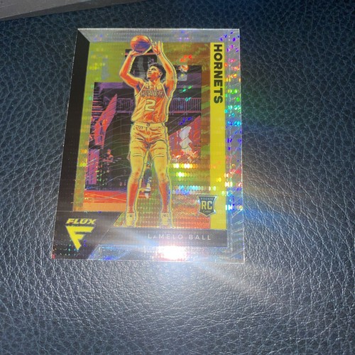 2020-21 Panini Flux LaMelo Ball Rookie Silver Pulsar Prizm Card RC #201 ...