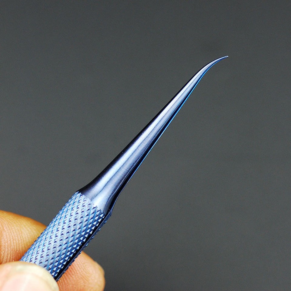 0.15mm Fingerprint Jump Straight/Curved Tip Wire Tweezer For Phone ...