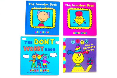Lot 4 Todd Parr Children's Books, Grandma, Grandpa, Don't Worry ...