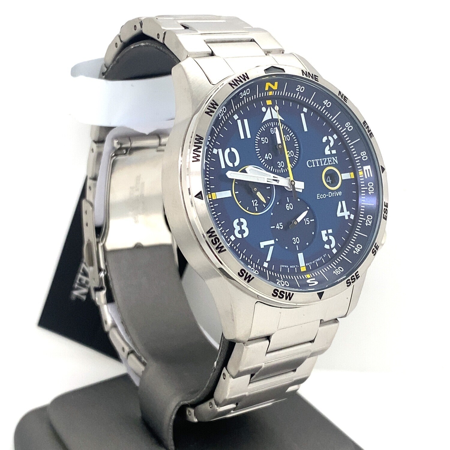 Citizen+Men%27S+Eco-Drive+Silver+Tone+Chronograph+Sport+Watch+43Mm ...