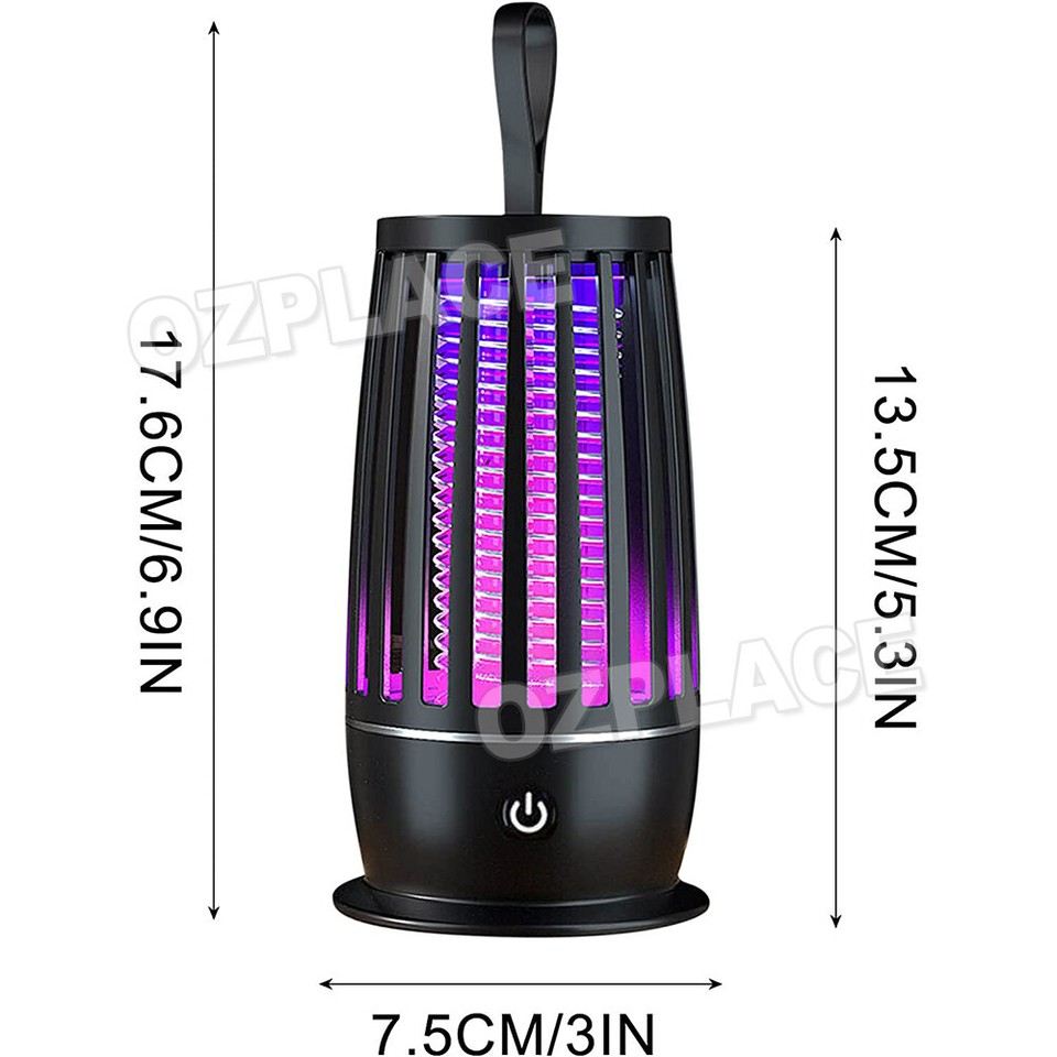 LED Electric Mosquito Killer Lamp USB Fly Trap Insect Bug Zapper ...