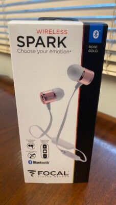 Focal Spark Wireless Bluetooth In-Ear Headphones Earbuds Rose Gold | eBay