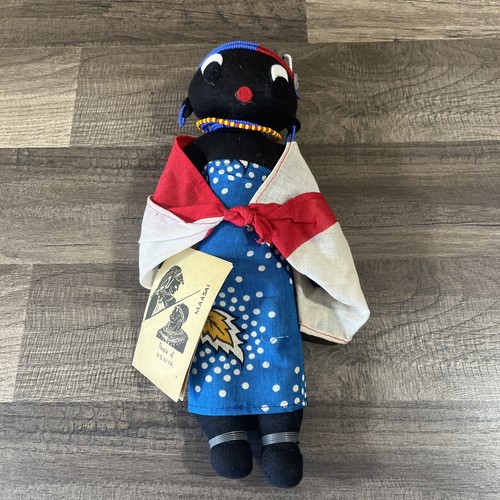 Handmade African Cloth Doll Maasai By People Of Kenya 11” | eBay