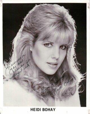 Heidi Bohay Signed Autographed 8X10 Photo Hotel Actress JSA JJ41099 | eBay