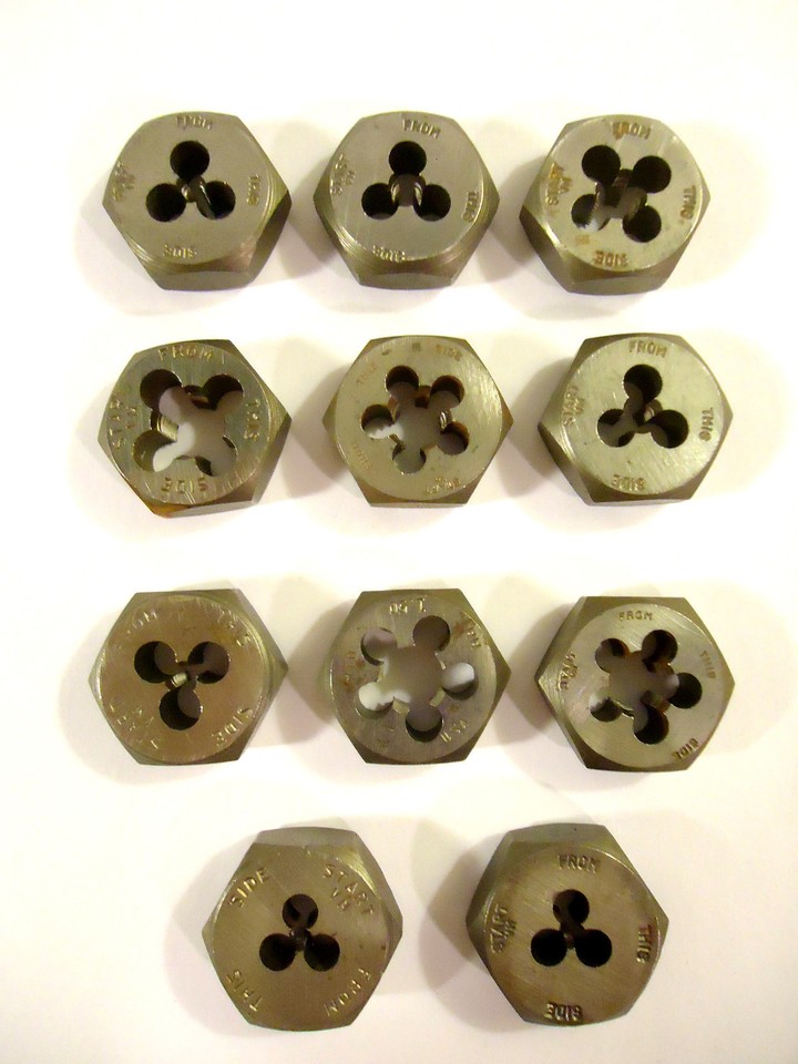 Hex Dies, Metric, 11 Pieces, 11 Sizes, New, USA, Free Shipping | eBay