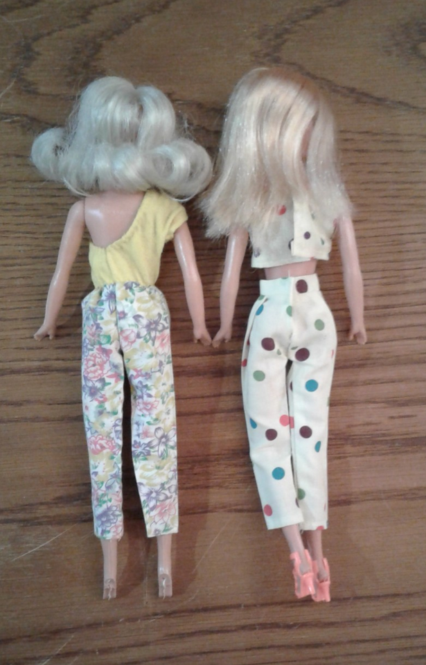 Lot of 2 Vintage Blonde Shillman Dolls Barbie Clone 1980s Hong Kong ...