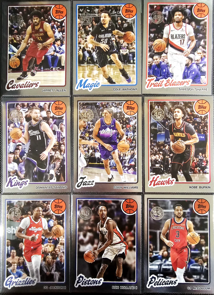 2025-26 Topps Basketball 45th Anniversary Insert You Pick! Complete ...