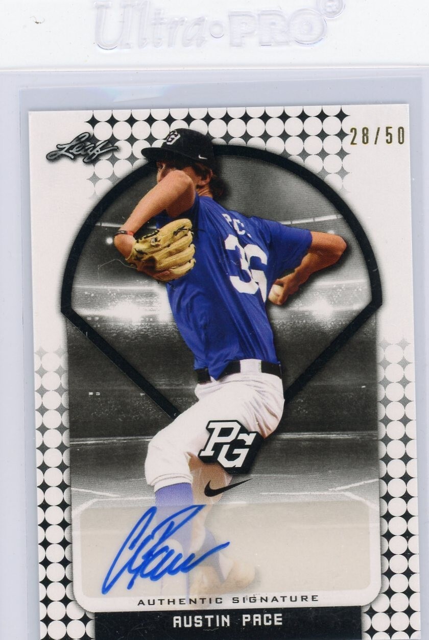 2018 LEAF PG AUSTIN PACE ROOKIE AUTO COMBINED SHIPPING | eBay