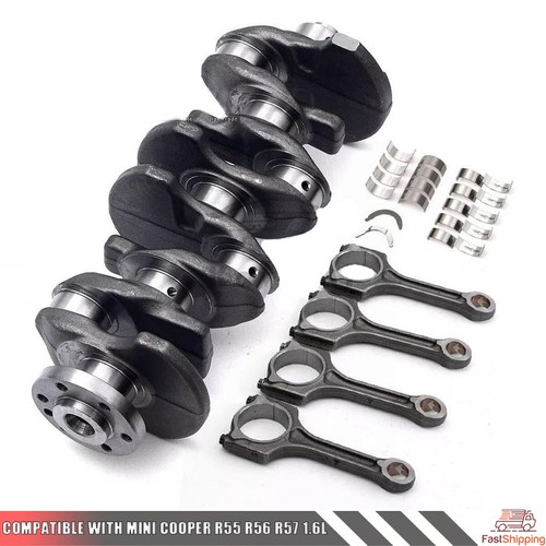 Engine Crankshaft Rods w/ Bearings Kit N12 N16 For Mini Cooper R55 R56 ...