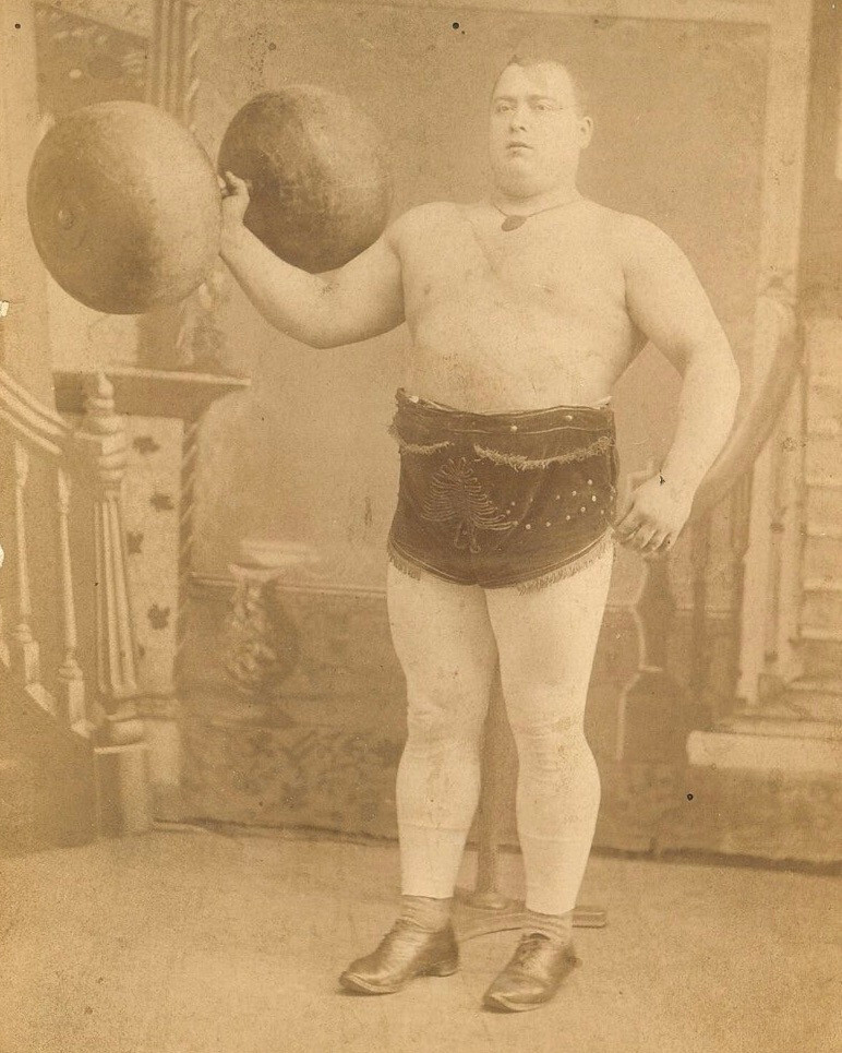 Louis Cyr 8X10 Photo Canadian strongman Bodybuilding Fitness strongest ...