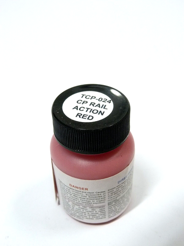 Tru-color TCP-024 Canadian Pacific Red airbrush solvent base hobby ...