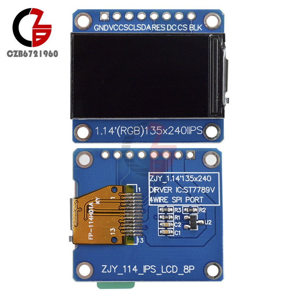 0.96/1.3/1.44/1.8 Inch LCD Full Color Display Module SPI Serial Port ...