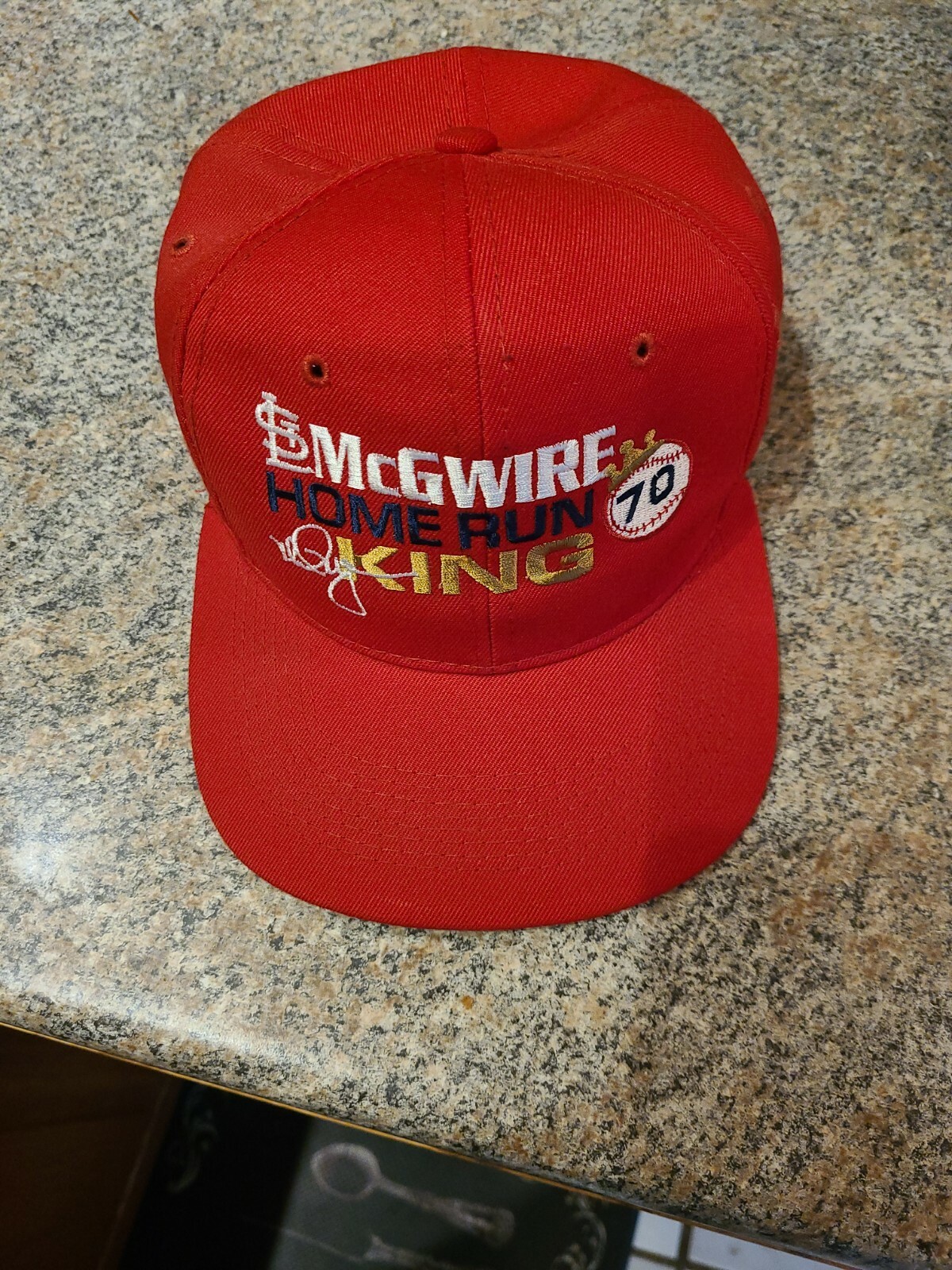 VTG Mark McGwire Homerun King St. Louis Cardinals Snapback Headmaster ...