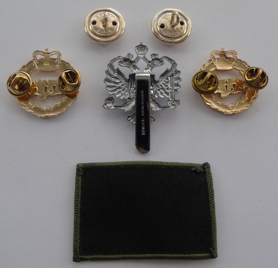 1st Queens Dragoon Guards - Cap Collar Badges - Buttons - TRF - British ...