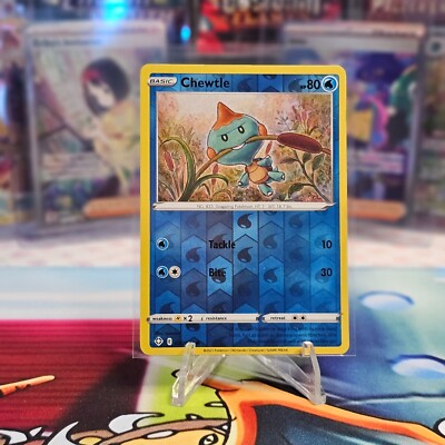 Chewtle 026/072 - Shining Fates - Reverse Holo - Pokemon Card TCG - NM ...