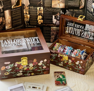 Taylor Swift The Eras Tour Piano Pattern Wooden Keepsake Box Friendship ...