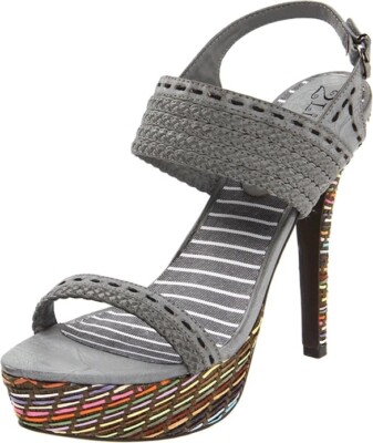 2 Lips Too Women's Too Emotion Slingback Sandal, Blue, sz 6.5M | eBay